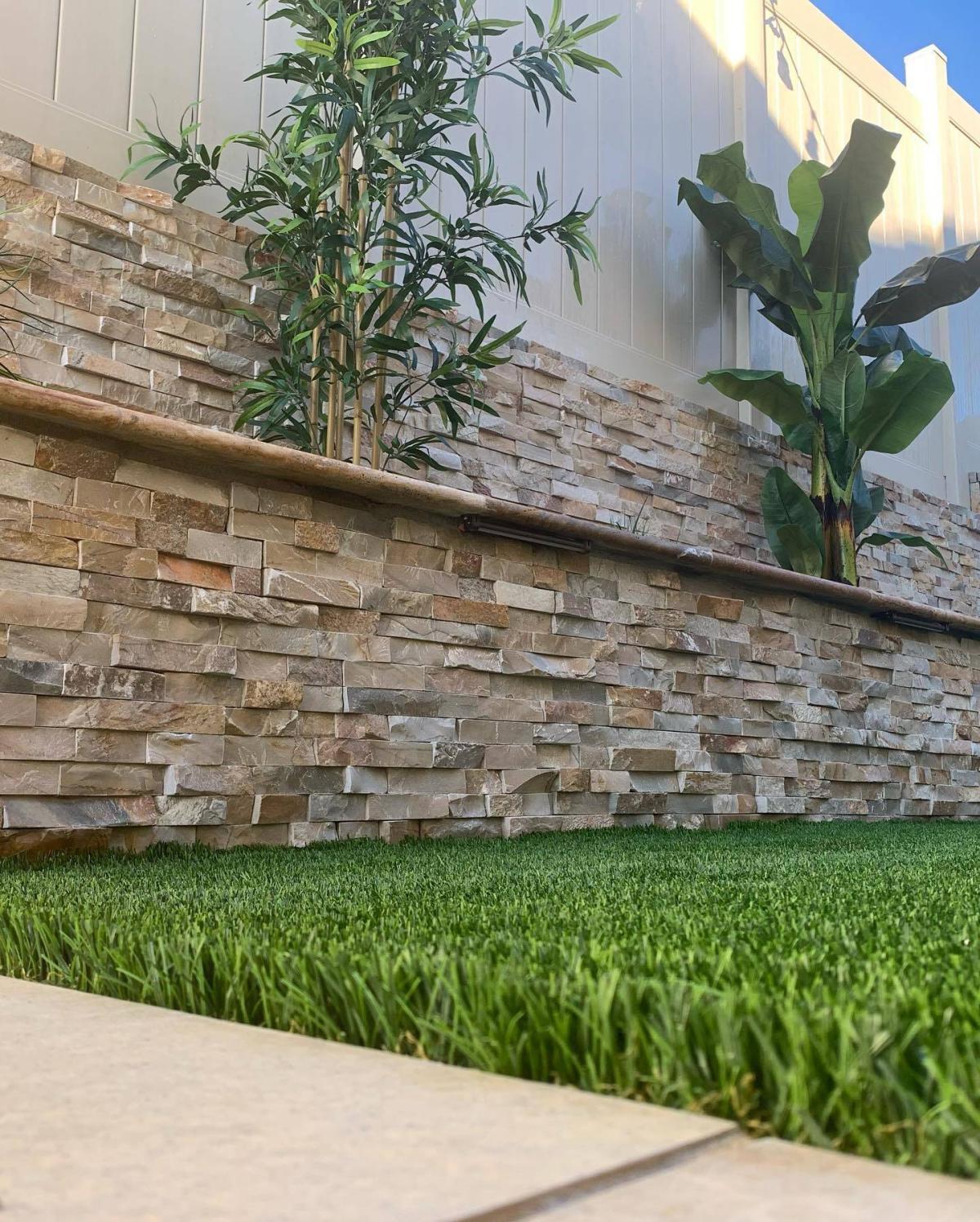 Retaining Walls, Green-R Turf of Ventura Artificial Grass & Pavers